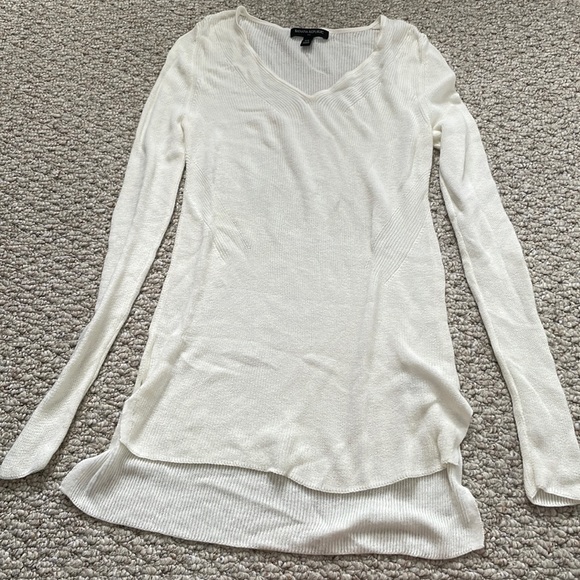 Banana Republic Factory | Tops | Thin Cream Colored Tunic From Banana ...